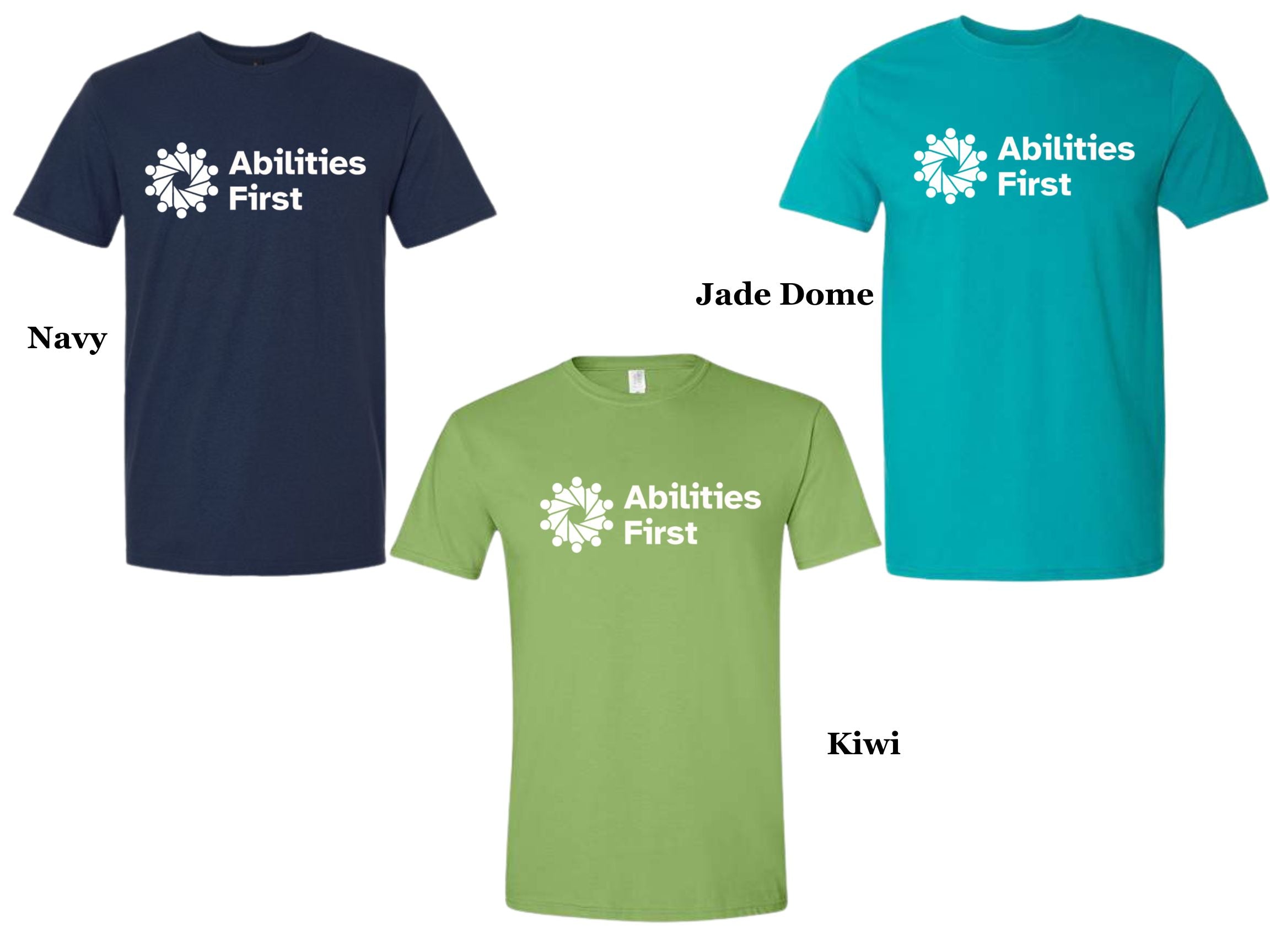 ABILITIES FIRST SHIRT - WHITE FONT – FaithLoveCreations